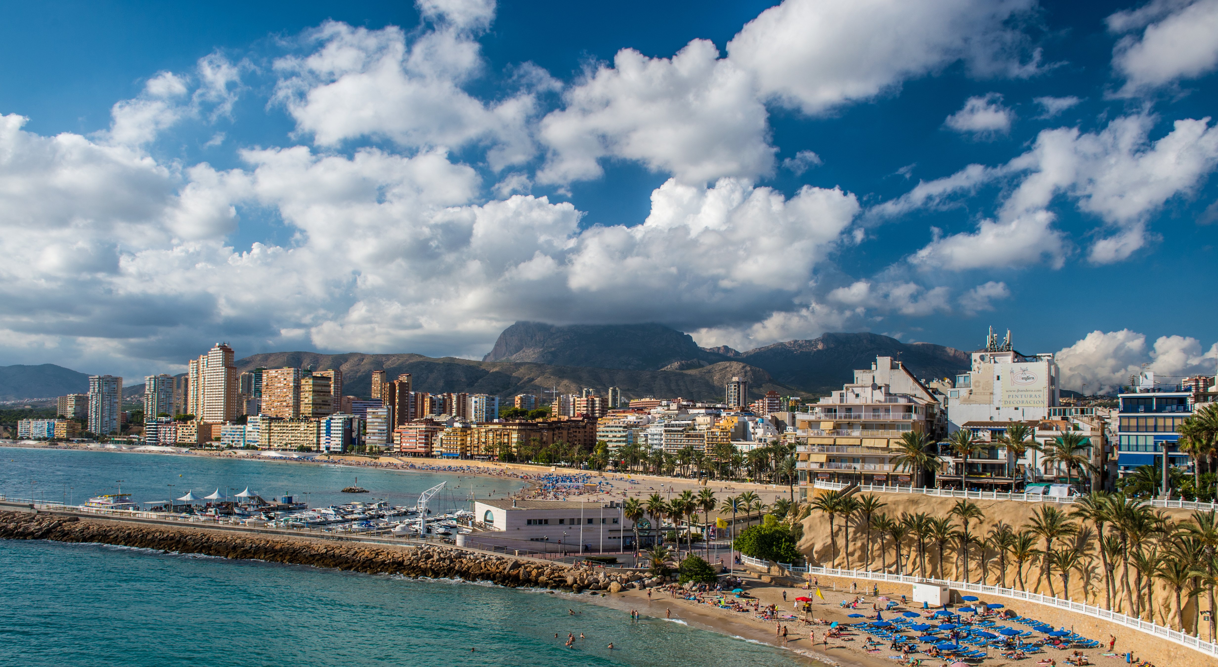 Map of Benidorm by area. Tourist map of Benidorm in English - tripmydream