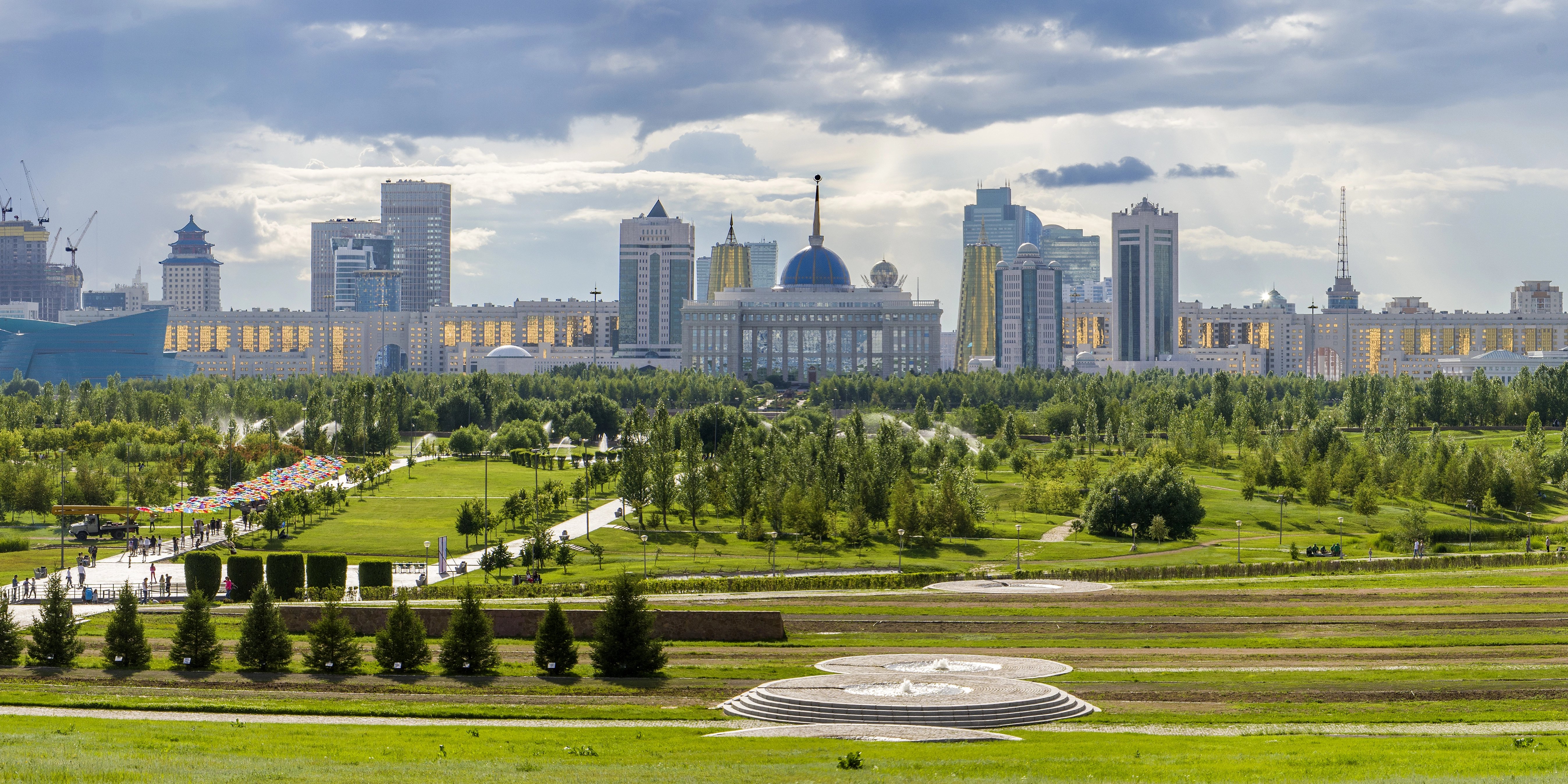 Map of Astana by area. Tourist map of Astana in English – tripmydream